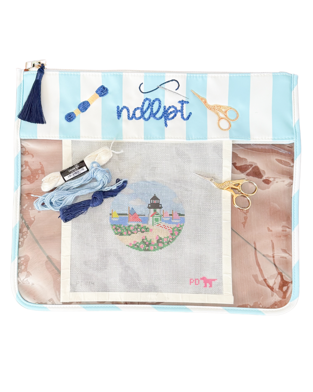 Large Project Pouch – The Preppy Stitch