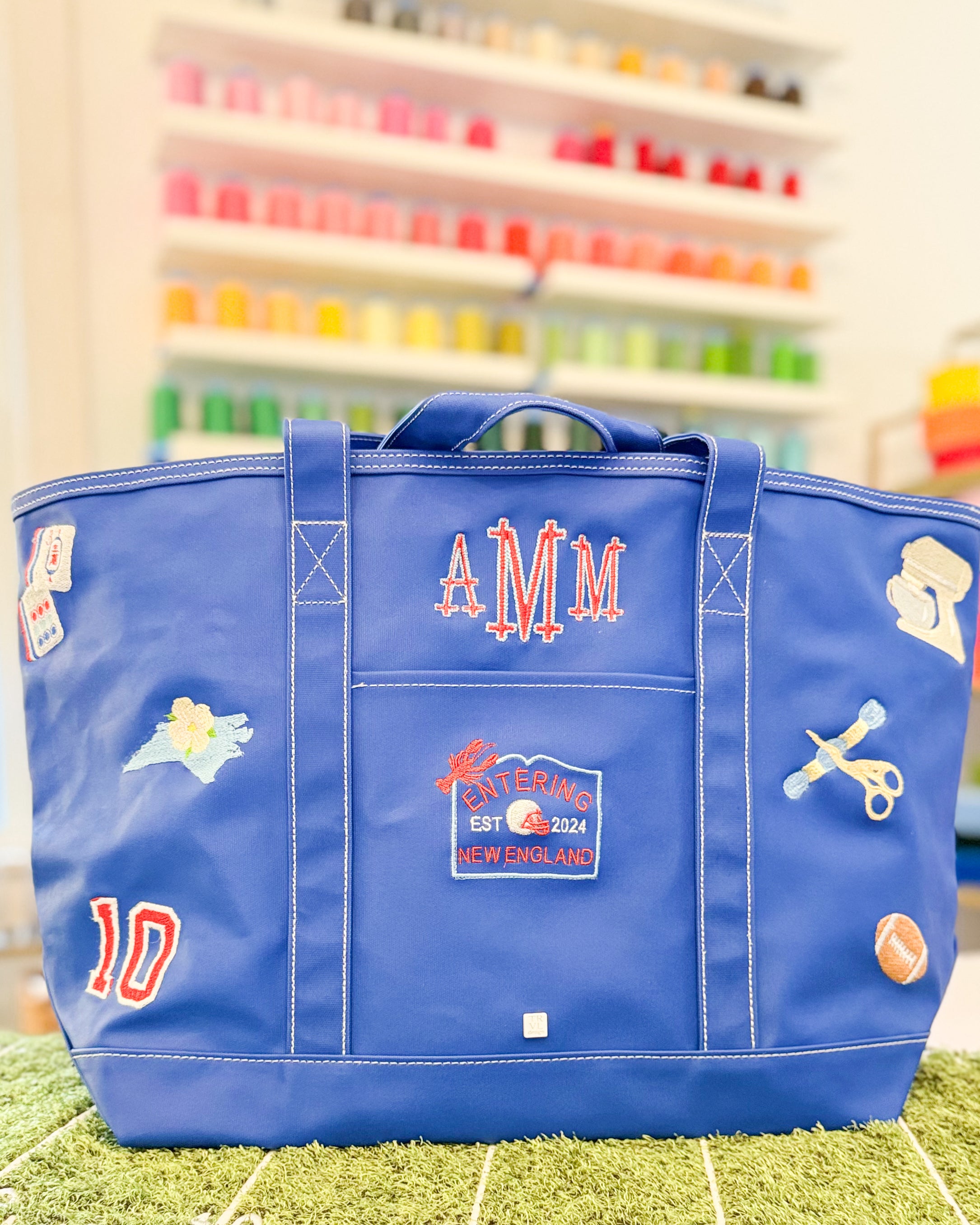 The TPS Icon Tote (Maxi) – The Preppy Stitch